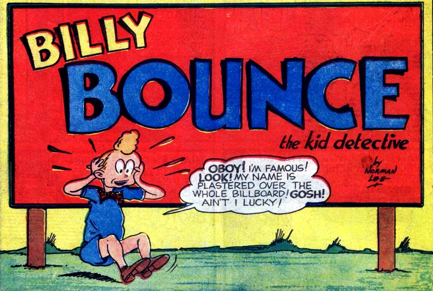 Golden Reading: Billy Bounce, The Kid Detective